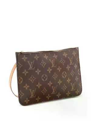 LOUIS VUITTON Neverfull Pochette Monogram Canvas Large Pouch