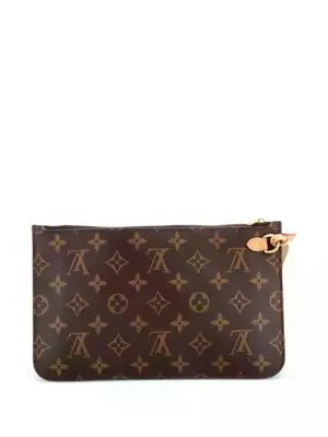 LOUIS VUITTON Neverfull Pochette Monogram Canvas Large Pouch