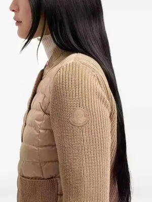 Moncler Panelled Padded Cardigan