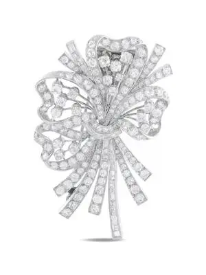 LB EXCLUSIVE Diamond Bow Brooch