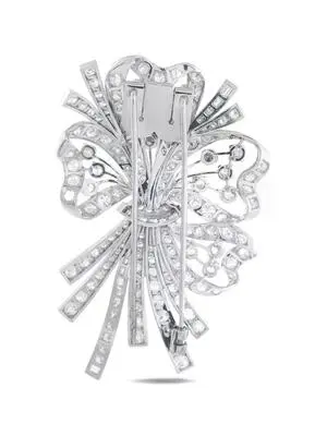 LB EXCLUSIVE Diamond Bow Brooch