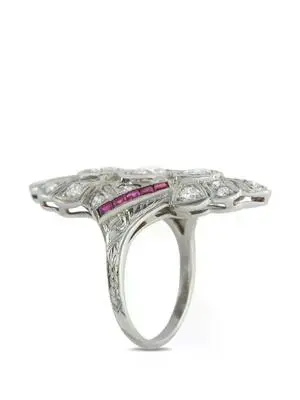 LB EXCLUSIVE Diamond And Ruby Ring