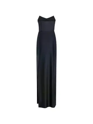ROOM76 Strapless Draped Maxi Dress