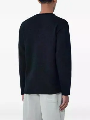MOOS STUDIO Ribbed Crew-neck Sweater