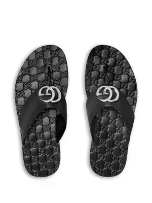 Gucci Riviera Thong Sandals - Black