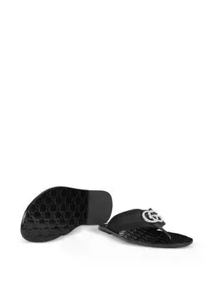 Gucci Riviera Thong Sandals - Black