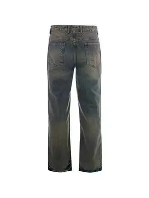 REPRESENT Distressed Straight Leg Jeans