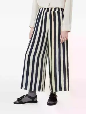 Max Mara Nirvana Striped-pattern Trousers - Blue