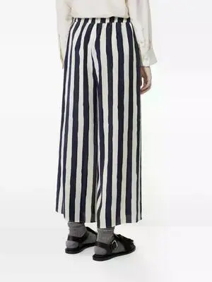 Max Mara Striped-pattern Trousers - Blue