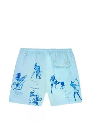 Maison Labiche Ulysse Printed Swim Shorts