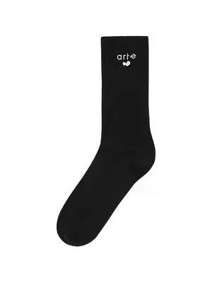 ARTE ANTWERP Heart Logo Socks - Black