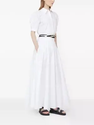Max Mara Mstopera Long Cotton Skirt