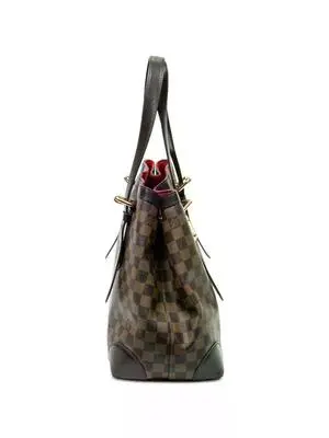 LOUIS VUITTON 2010 Mm Hampstead Checked-pattern Tote Bag