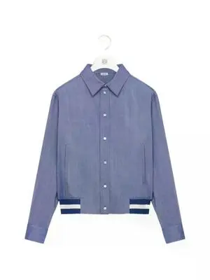 Loewe Logo Bomber Jacket - Blue