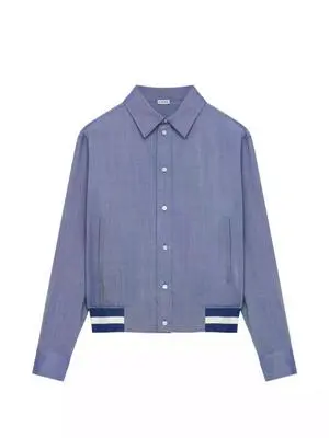 Loewe Logo Bomber Jacket - Blue