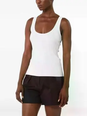 Max Mara Scoop-neck Tank Top - White
