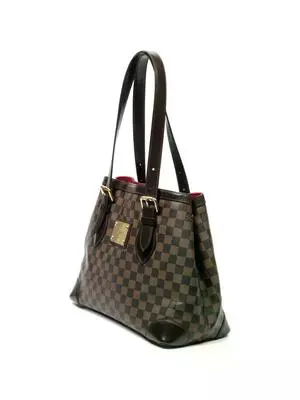 LOUIS VUITTON 2009 Mm Hampstead Check-print Shoulder Bag