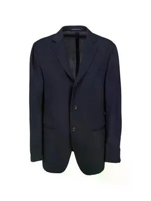 Ermenegildo Zegna Single-breasted Blazer - Blue