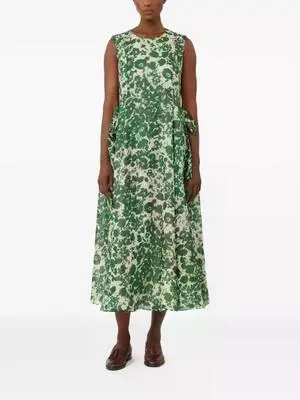 Max Mara Floral-pattern Midi Dress