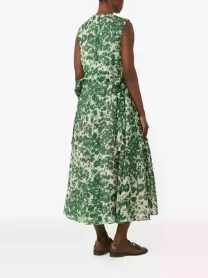 Max Mara Floral-pattern Midi Dress