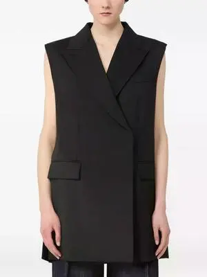 Max Mara Sleeveless Wool Coat