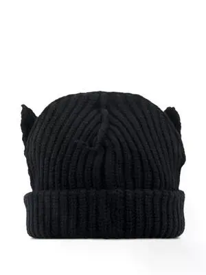CHARLES JEFFREY Chunky Ears Beanie - Black