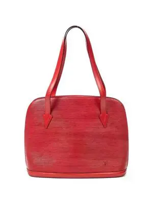 LOUIS VUITTON Lussac Textured Shoulder Bag - Red