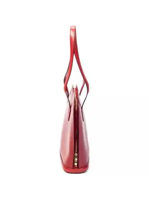 LOUIS VUITTON Lussac Textured Shoulder Bag - Red