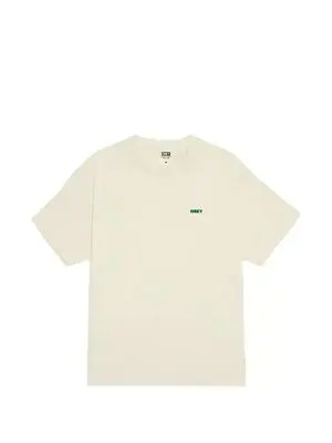 Obey Logo-print T-shirt - Neutrals