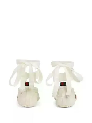 Gucci Shift Ballerinas - White