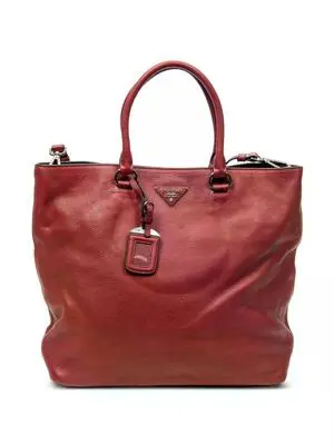 Prada Triangle-logo Leather Handbag