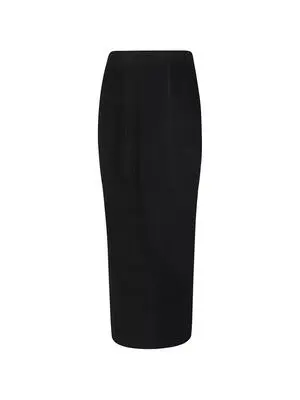IRO PARIS Ribbed Slit Midi Skirt