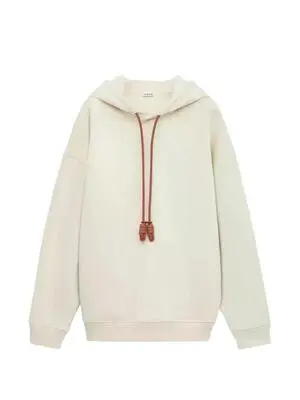 Loewe Knot-detail Hoodie - Neutrals