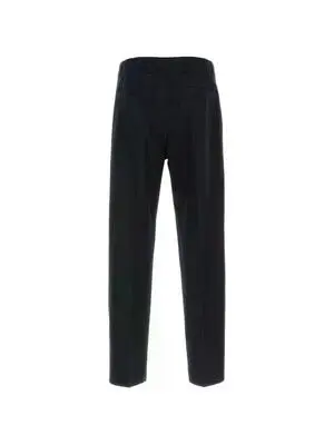 Gucci Print-detail Cotton Trousers