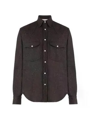 UMIT BENAN Speckled Shirt
