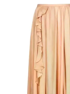 Ulla Johnson Zena Ruffle Midi Skirt - Neutrals