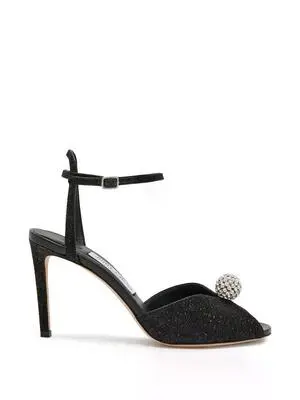 JIMMY CHOO Sacora Crystal-embellished Sandals