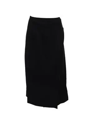 Theory Pleated Wrap Midi Skirt