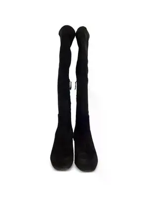 LOUIS VUITTON Over-the-knee Suede Boots