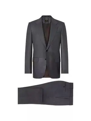 Zegna Centoventimila Wool Suit - Grey