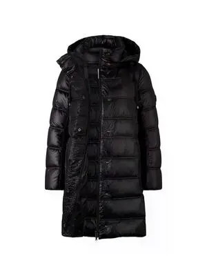 Bogner Lynn Detachable Hood Quilted Coat - Black