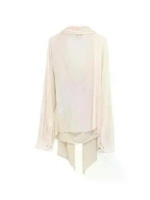 Atlein Draped Open Blouse