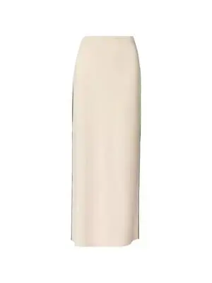 Fabiana Filippi Side-split Maxi Skirt - Neutrals