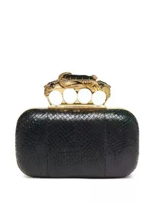Alexander McQueen Snake Four-ring Clutch