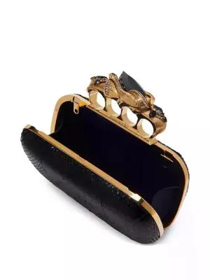 Alexander McQueen Snake Four-ring Clutch