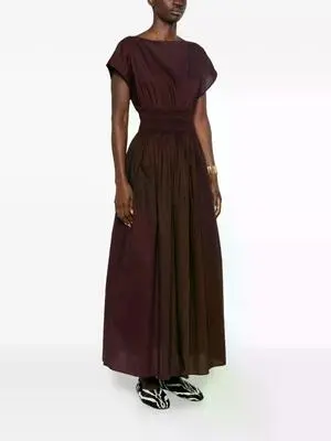 Matteau Shirred-panel Maxi Dress