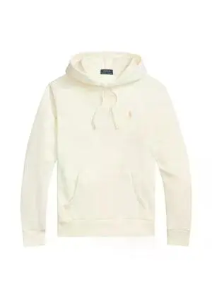 Ralph Lauren Logo-embroidered Hoodie - Neutrals
