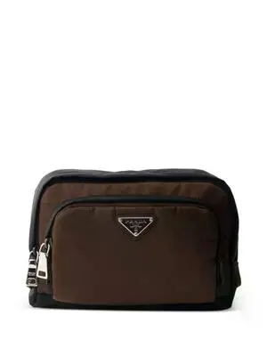 Prada Re-nylon Pouch - Brown