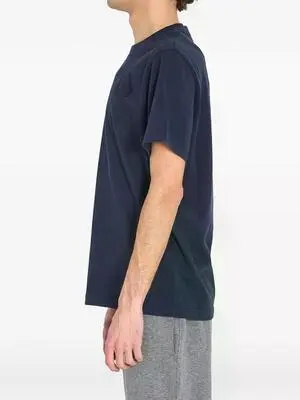 Moncler Embroidered-logo T-shirt - Blue