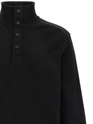 ENTIRE STUDIOS High-neck Buttoned Sweatshirt